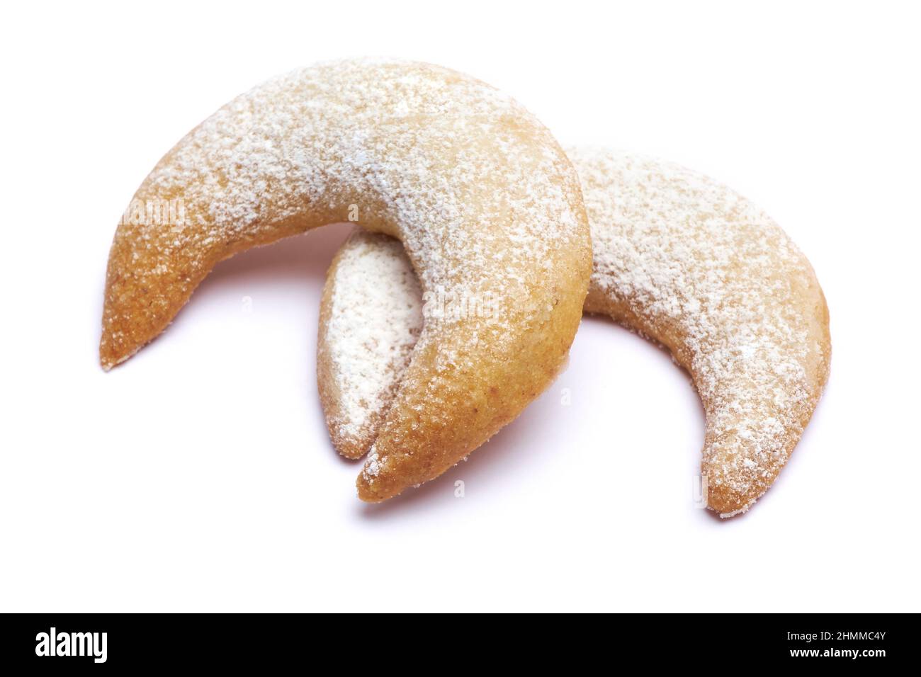 Traditional German or Austrian Vanillekipferl vanilla kipferl cookies ...