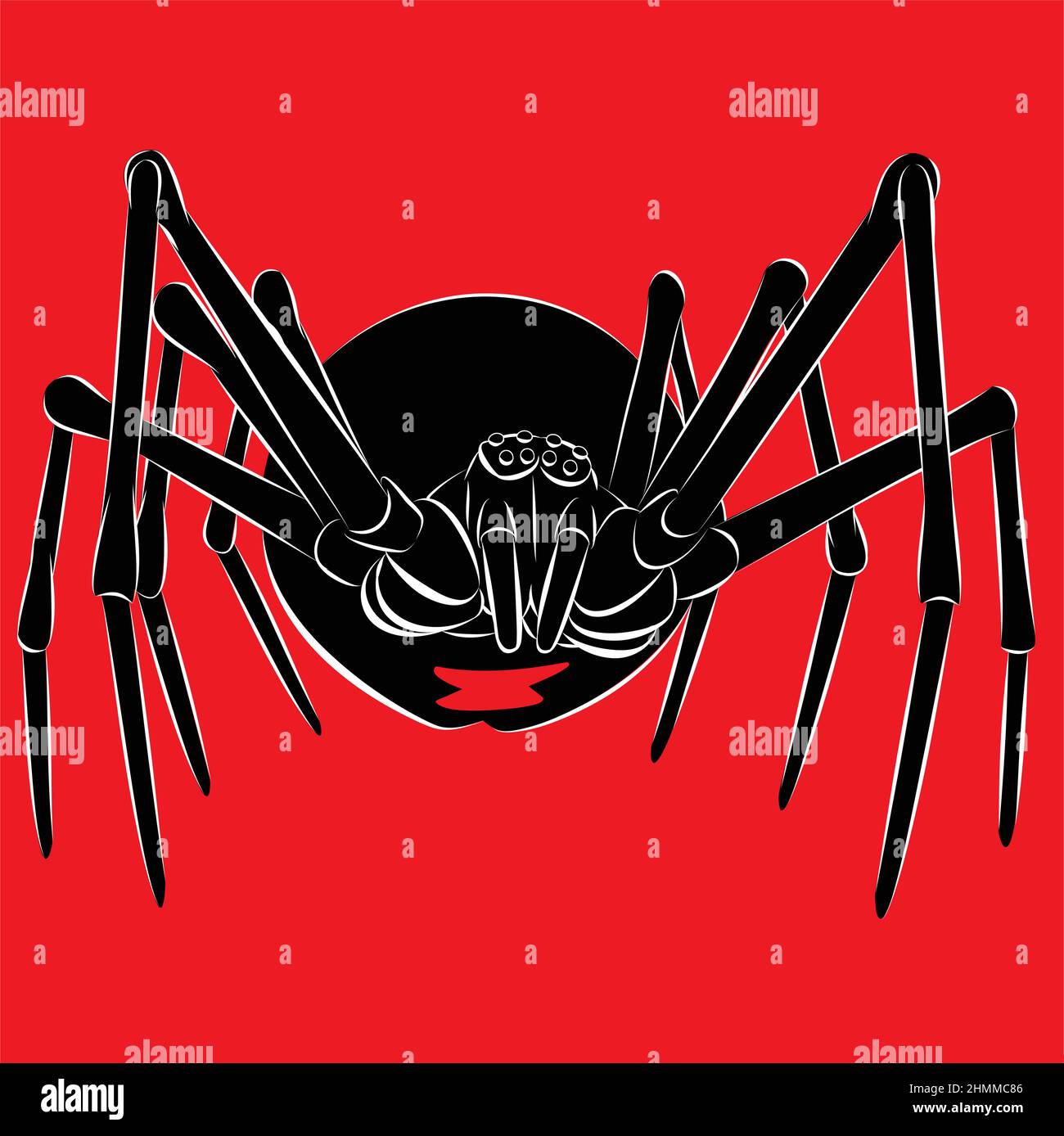 Spider crawling Stock Vector Images - Alamy