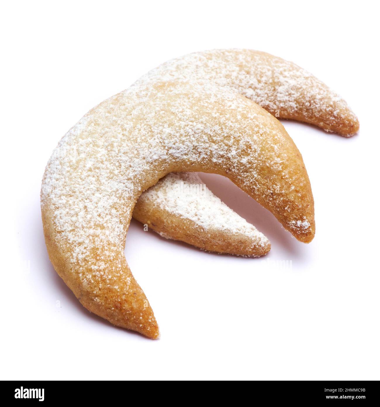 Traditional German or Austrian Vanillekipferl vanilla kipferl cookies ...