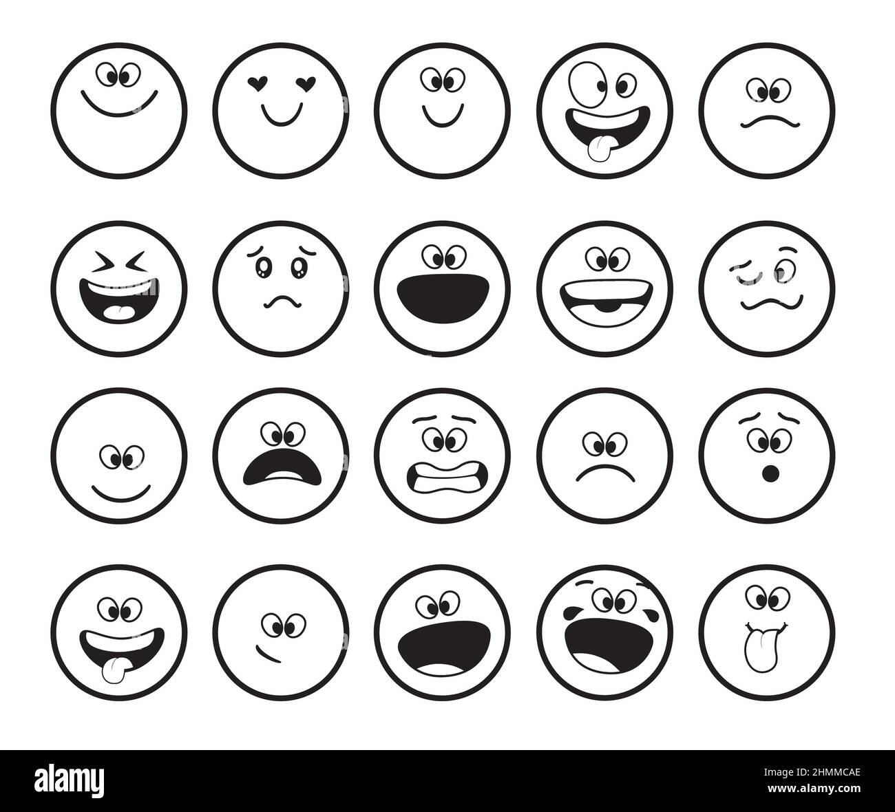 Black emoticon Cut Out Stock Images & Pictures - Alamy