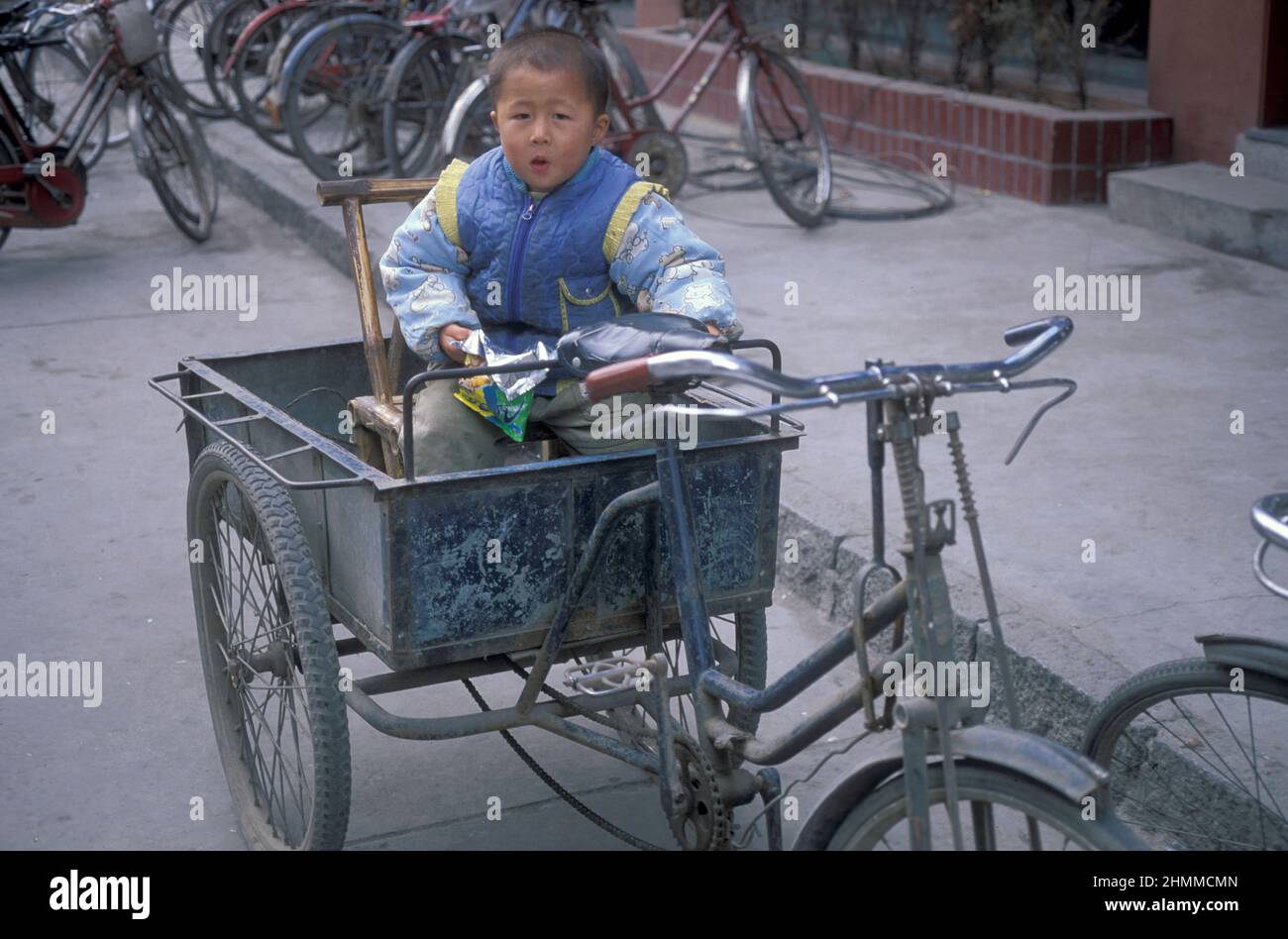 Boy on a bicycle hi-res stock photography and images - Alamy