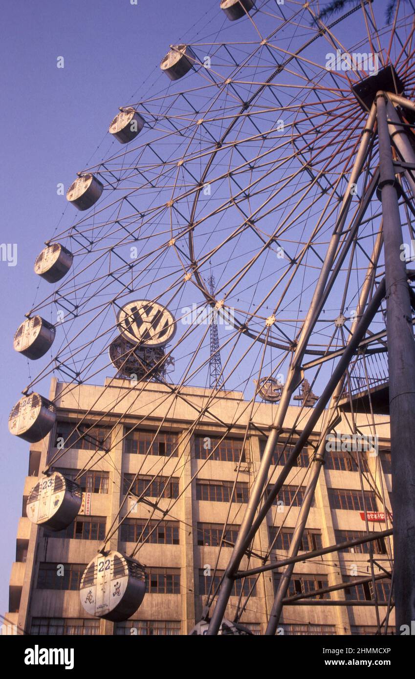 a Ferris Wheel in the City of Nanchang in the Province of Jiangxi in ...