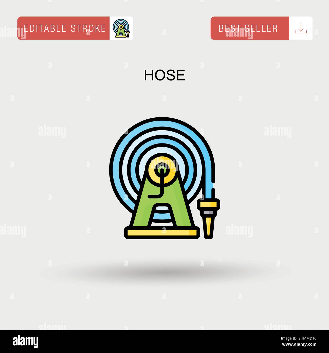 Hydraulic hose pipe Stock Vector Images - Alamy