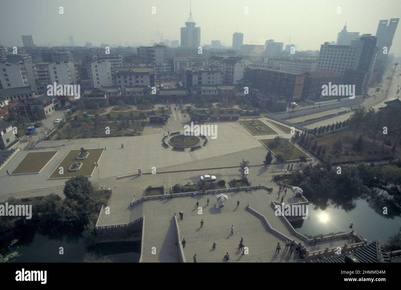 a view of the City of Nanchang in the Province of Jiangxi in China ...