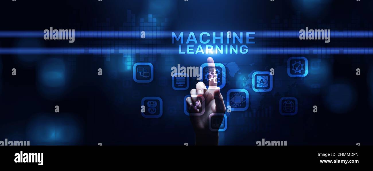 Machine learning AI Artificial intelligence neural network technology ...