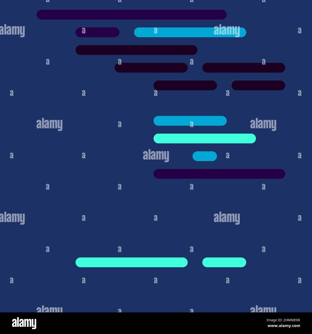 Cartoon coding simulated lines vector illustration Stock Vector Image ...