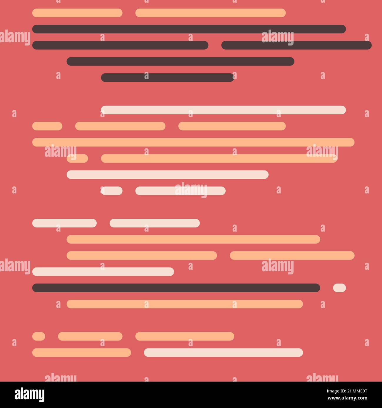 Cartoon coding simulated lines vector illustration Stock Vector Image ...