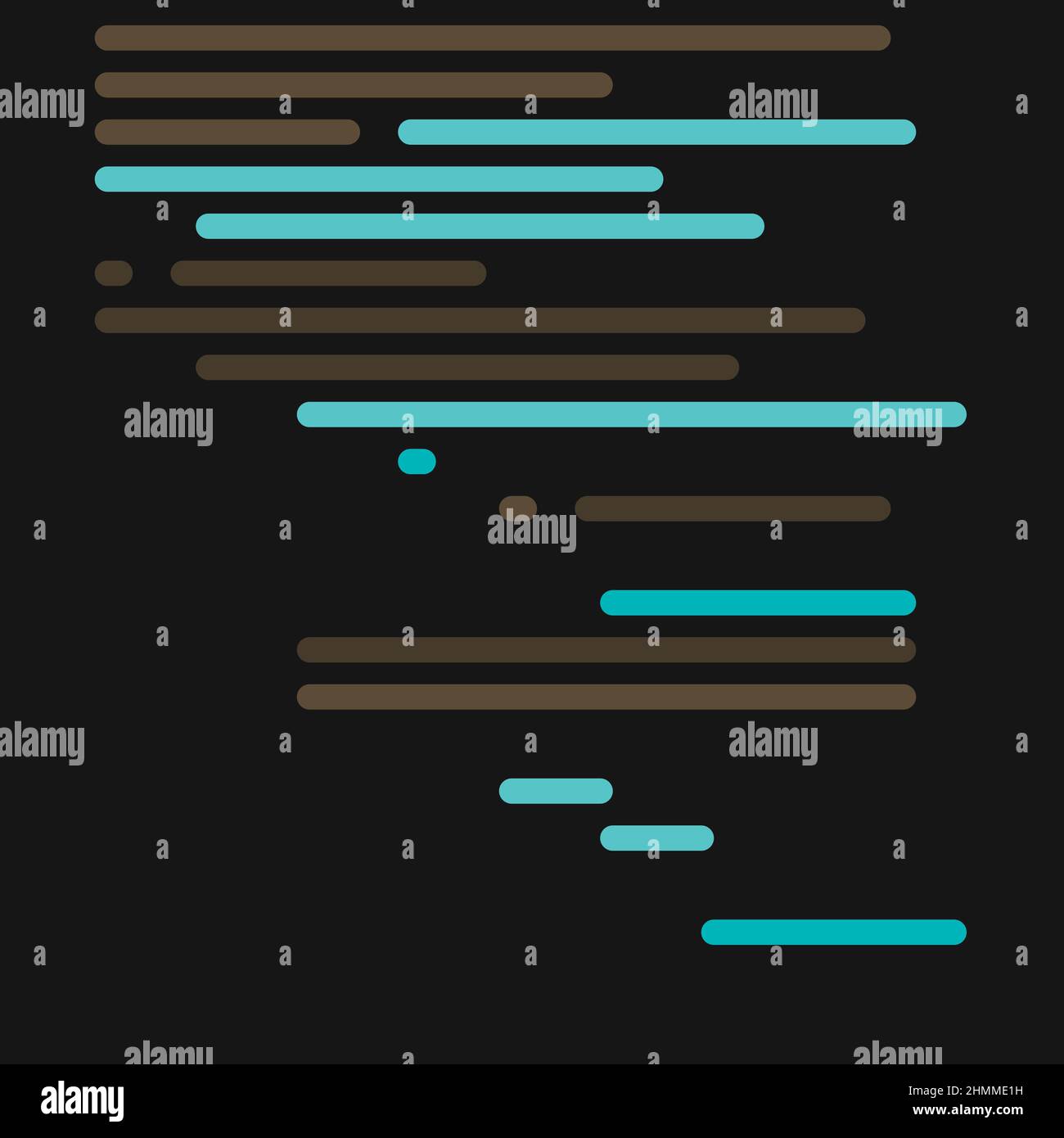 Cartoon coding simulated lines vector illustration Stock Vector Image ...