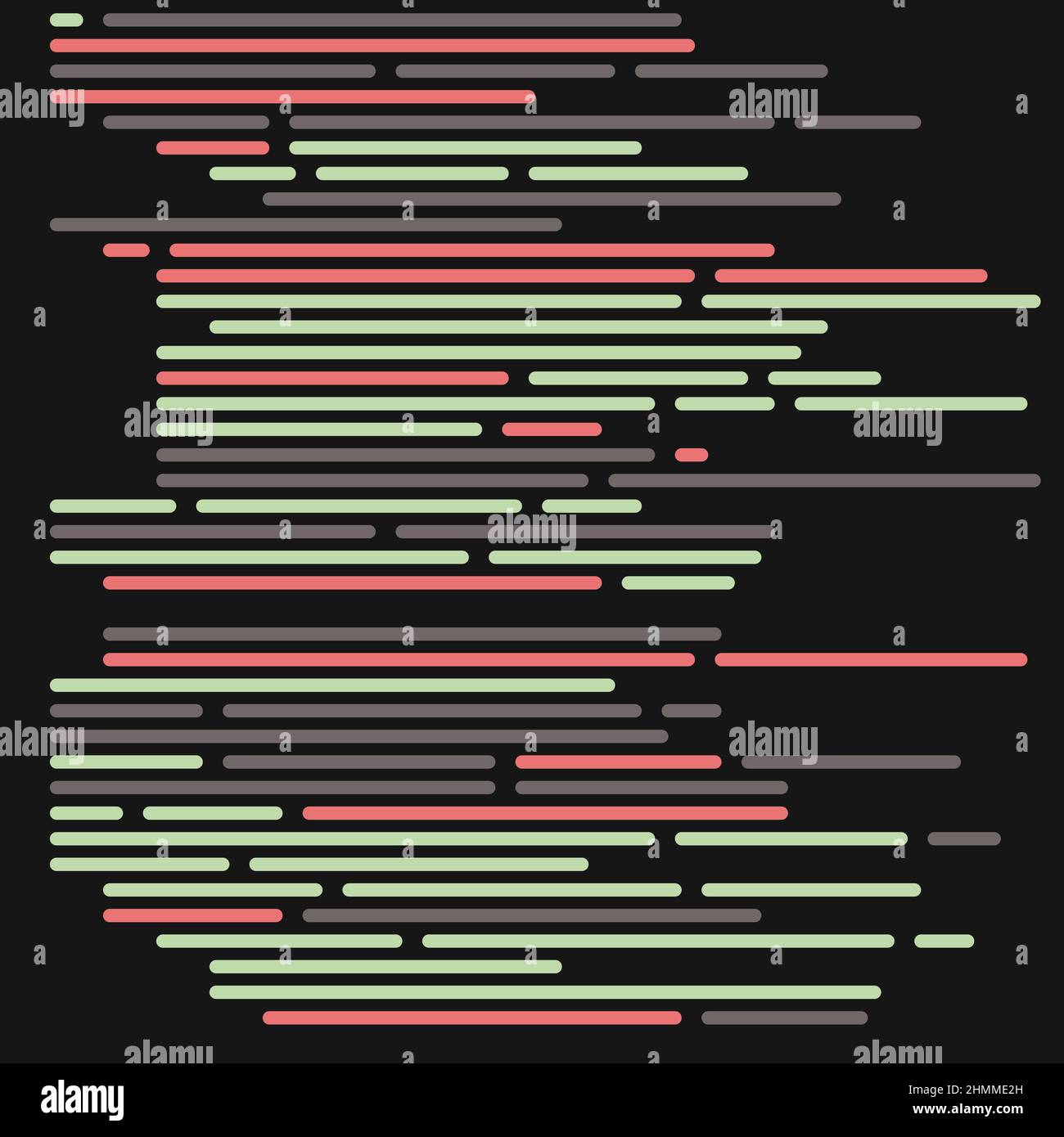 Cartoon coding simulated lines vector illustration Stock Vector Image ...