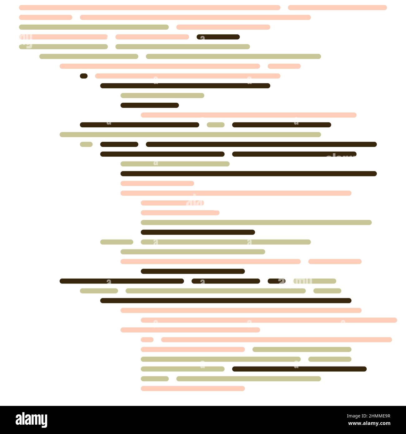 Cartoon coding simulated lines vector illustration Stock Vector Image ...