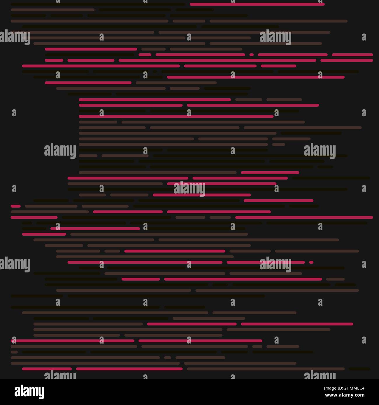 Cartoon coding simulated lines vector illustration Stock Vector Image ...