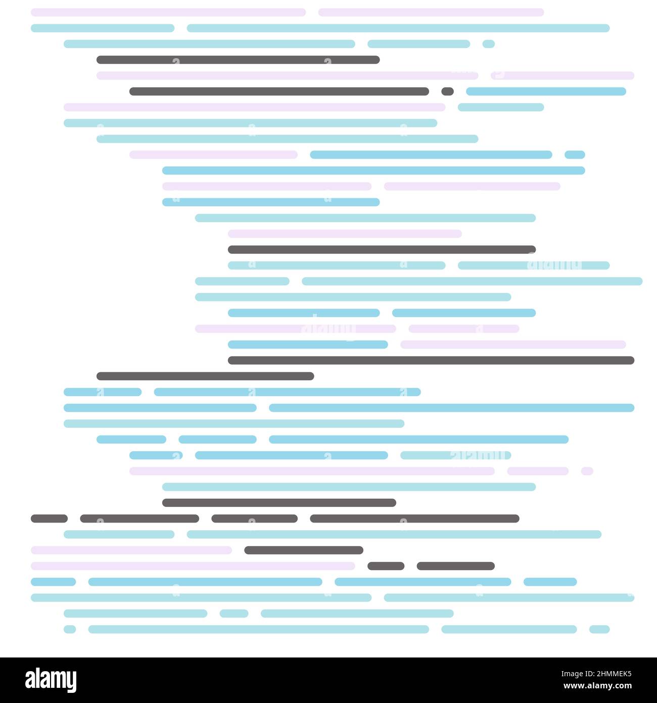 Cartoon coding simulated lines vector illustration Stock Vector Image ...