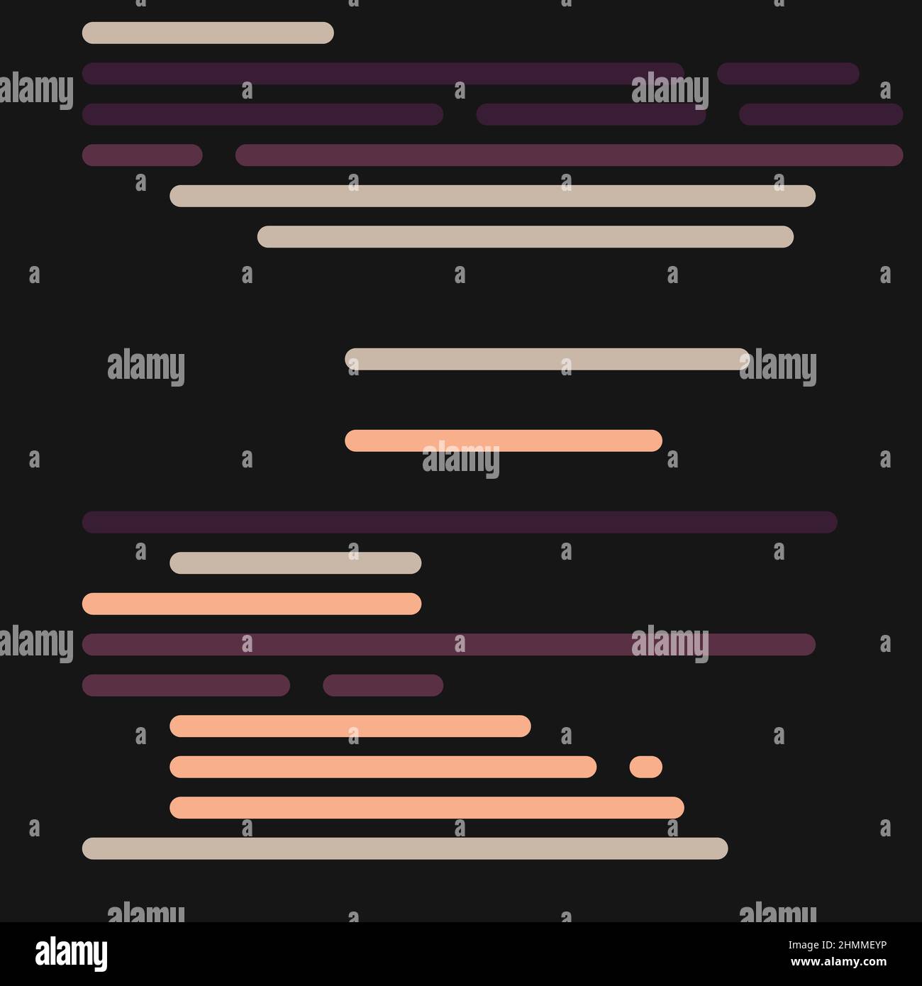 Cartoon coding simulated lines vector illustration Stock Vector Image ...