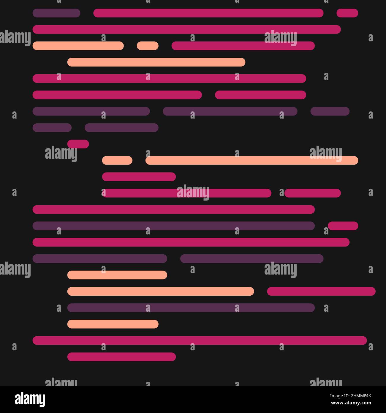 Cartoon coding simulated lines vector illustration Stock Vector Image ...