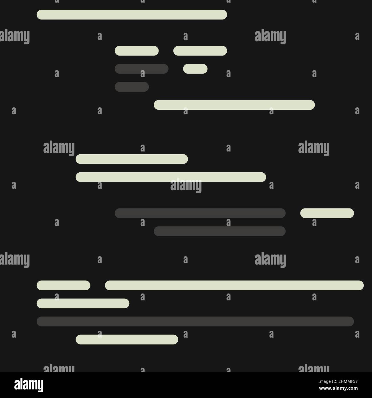 Cartoon coding simulated lines vector illustration Stock Vector Image ...