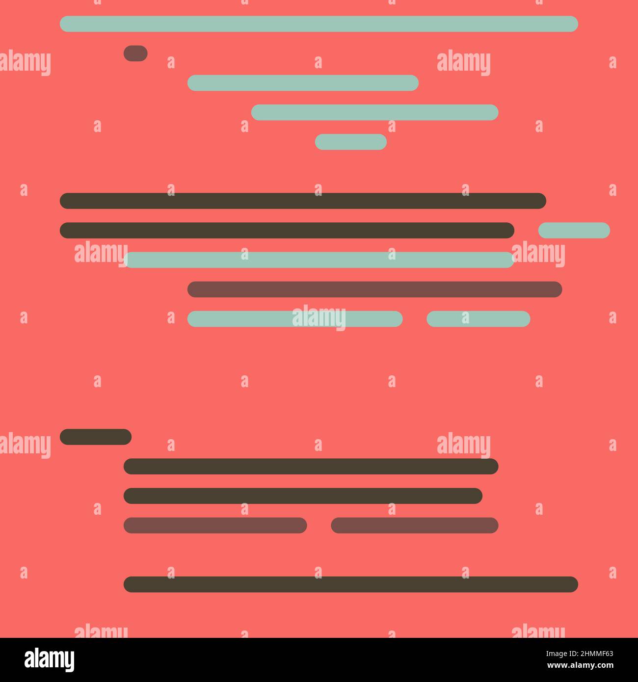 Cartoon coding simulated lines vector illustration Stock Vector Image ...