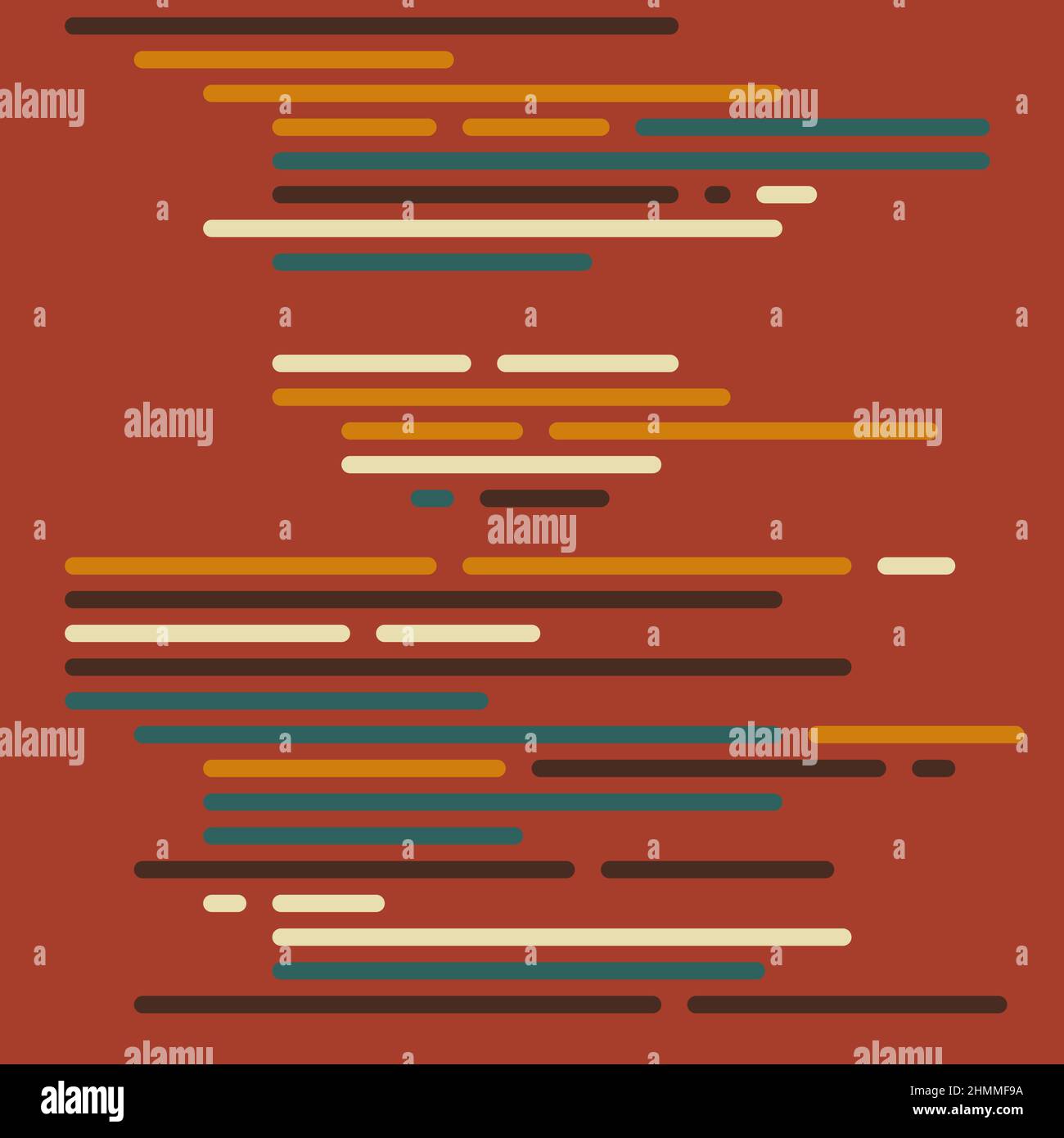 Cartoon coding simulated lines vector illustration Stock Vector Image ...