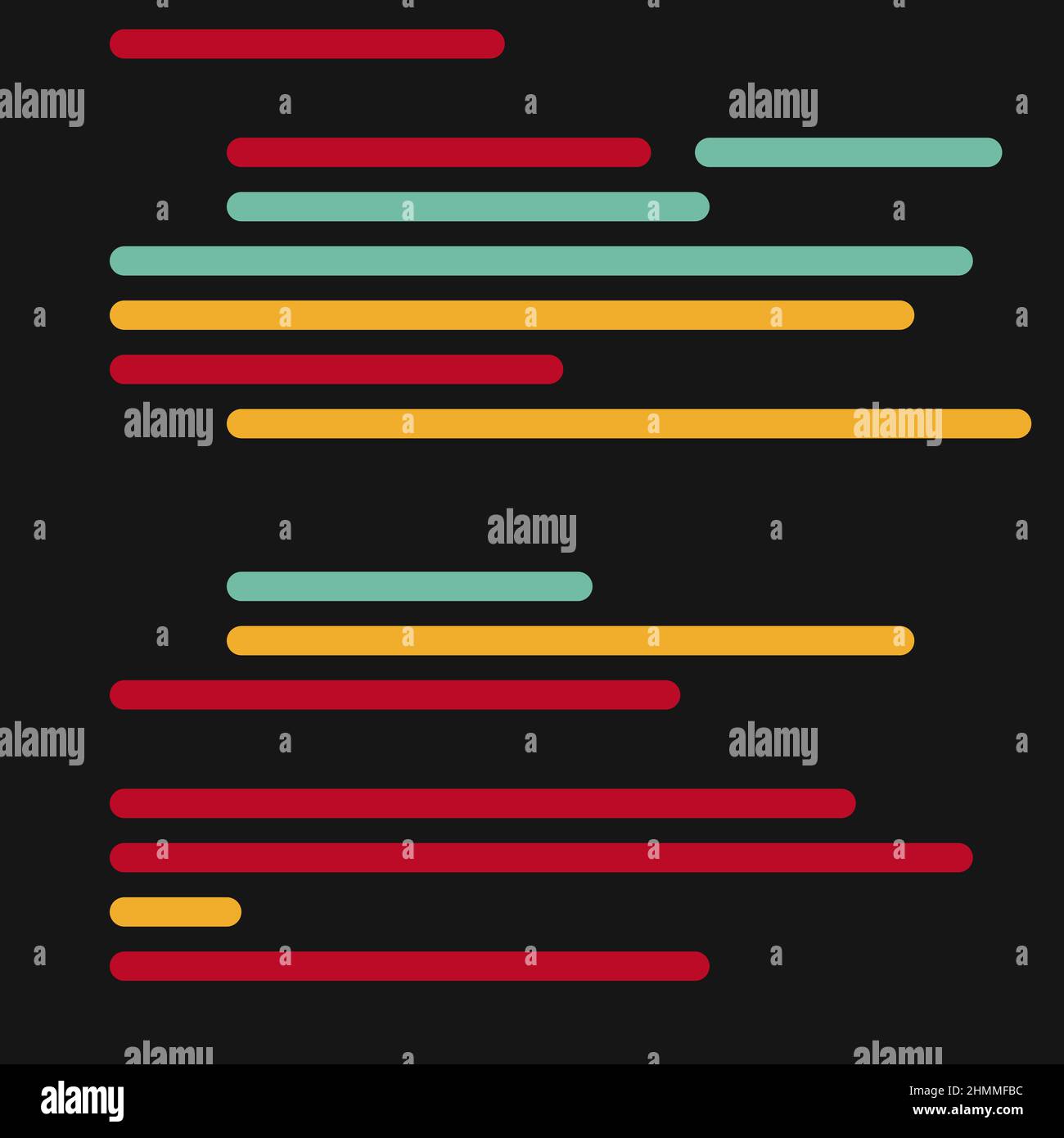 Cartoon coding simulated lines vector illustration Stock Vector Image ...