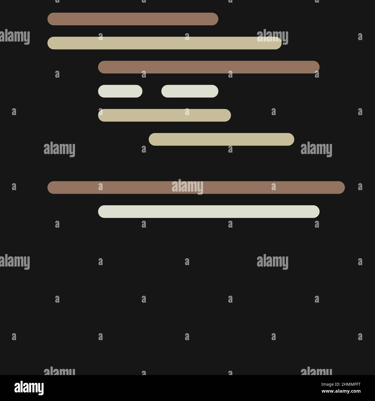 Cartoon coding simulated lines vector illustration Stock Vector Image ...