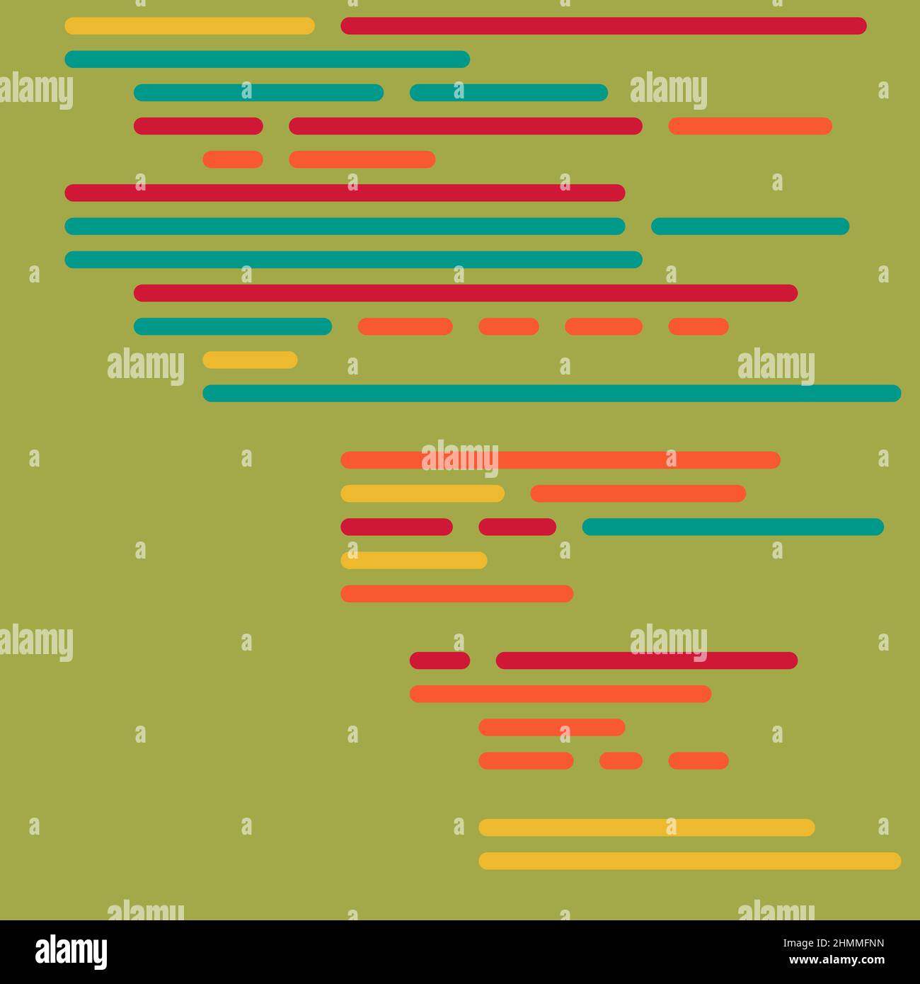 Cartoon coding simulated lines vector illustration Stock Vector Image ...