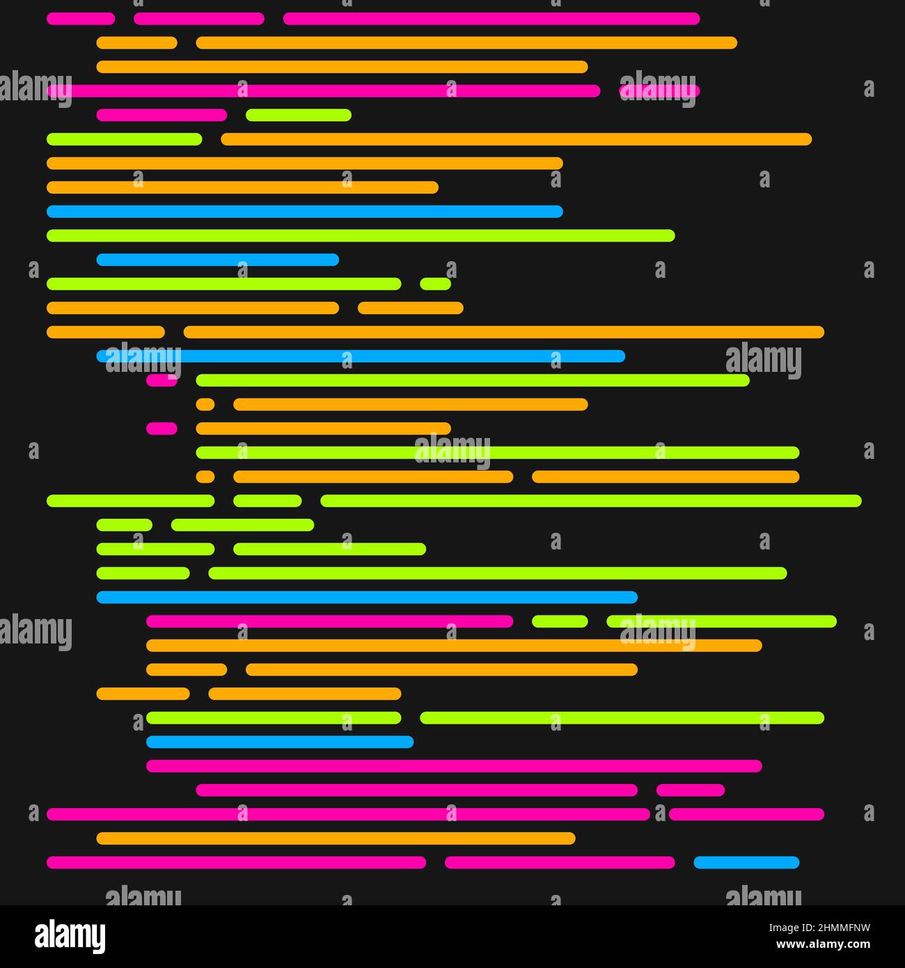 Cartoon coding simulated lines vector illustration Stock Vector Image ...