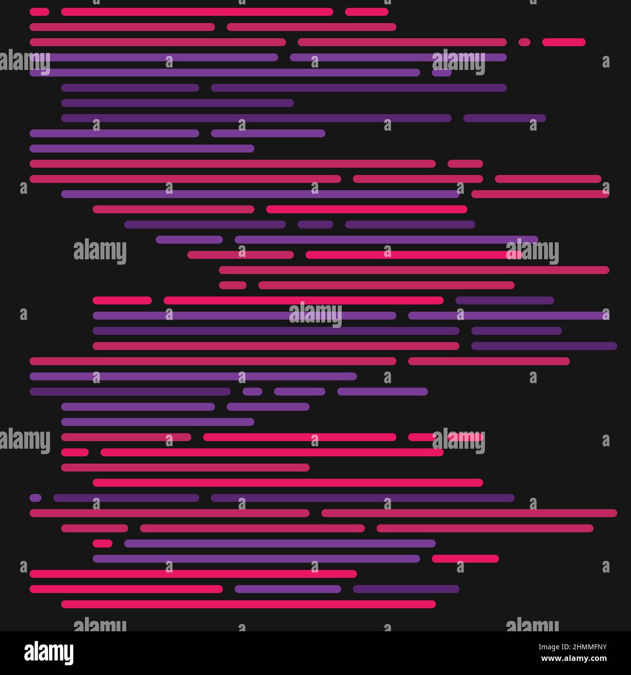 Cartoon coding simulated lines vector illustration Stock Vector Image ...