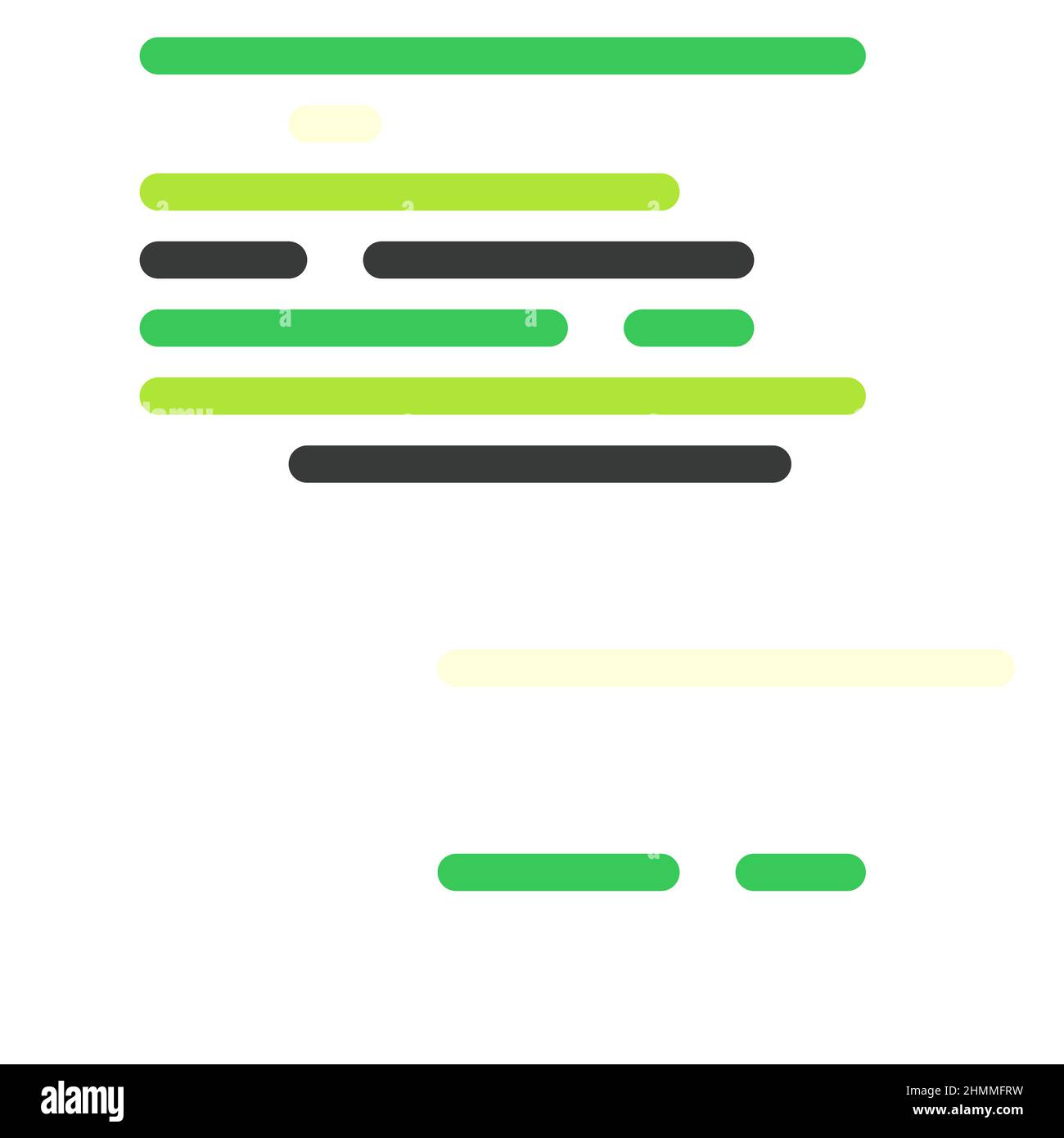 Cartoon coding simulated lines vector illustration Stock Vector Image ...