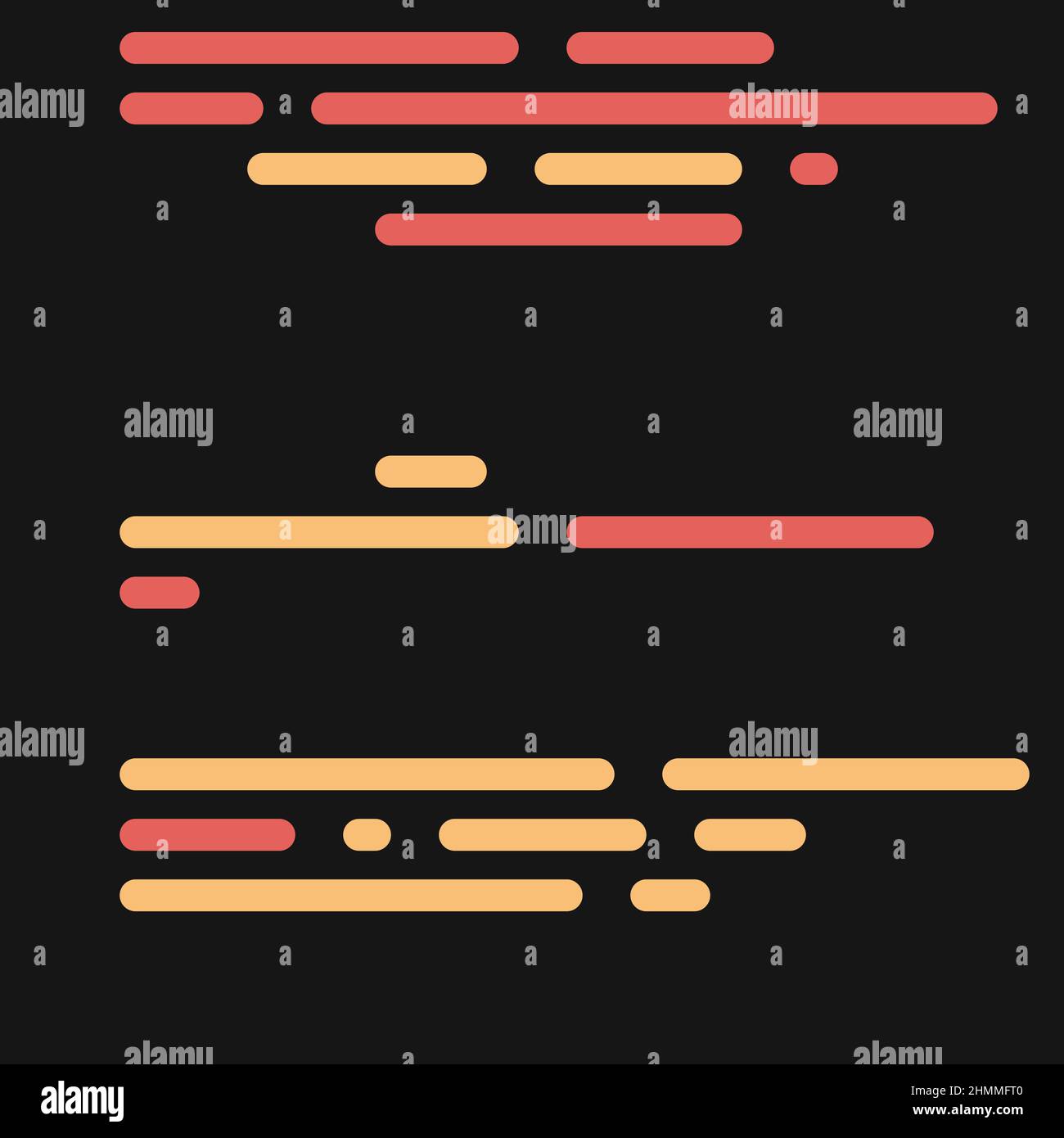 Cartoon coding simulated lines vector illustration Stock Vector Image ...