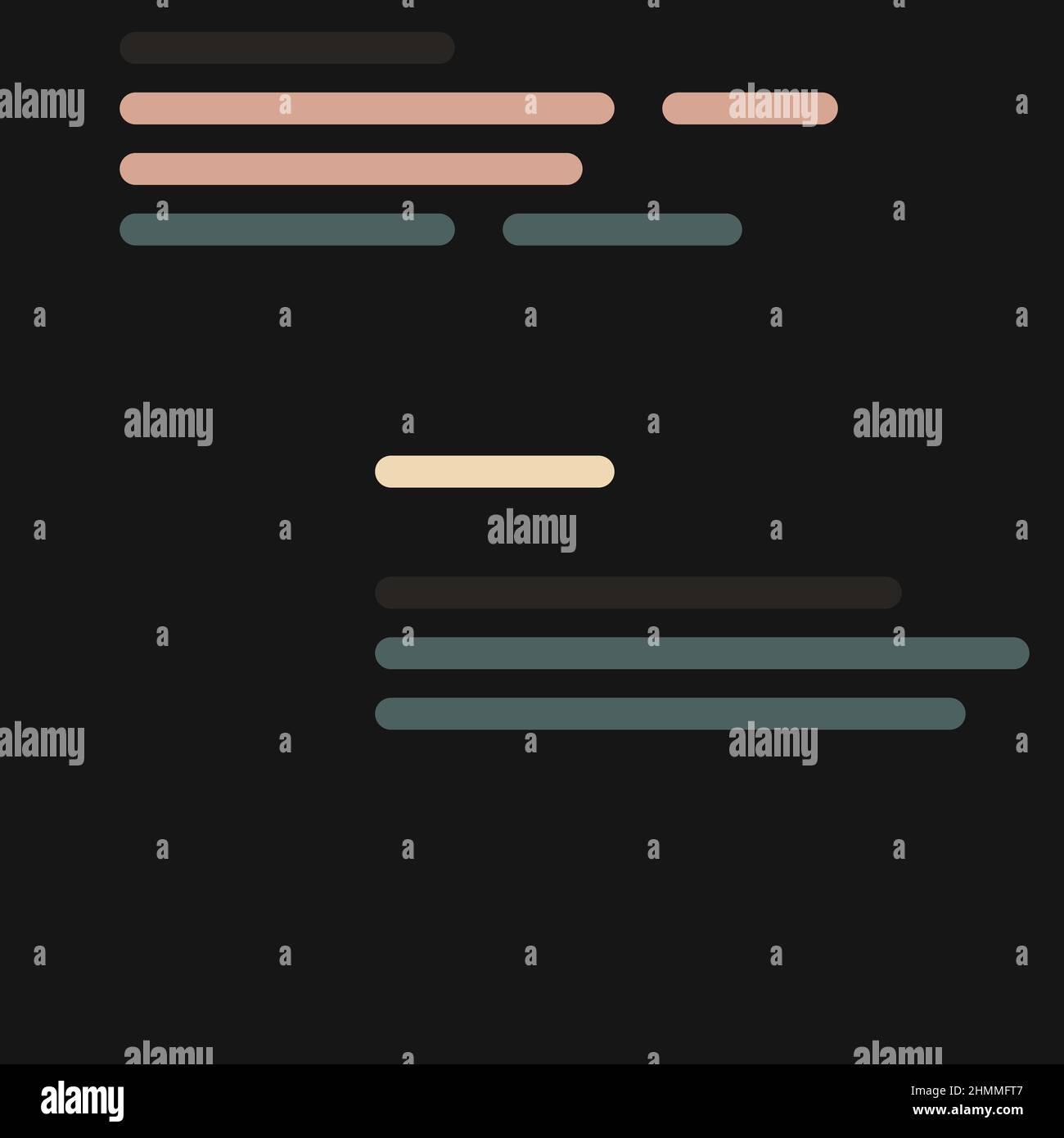 Cartoon coding simulated lines vector illustration Stock Vector Image ...
