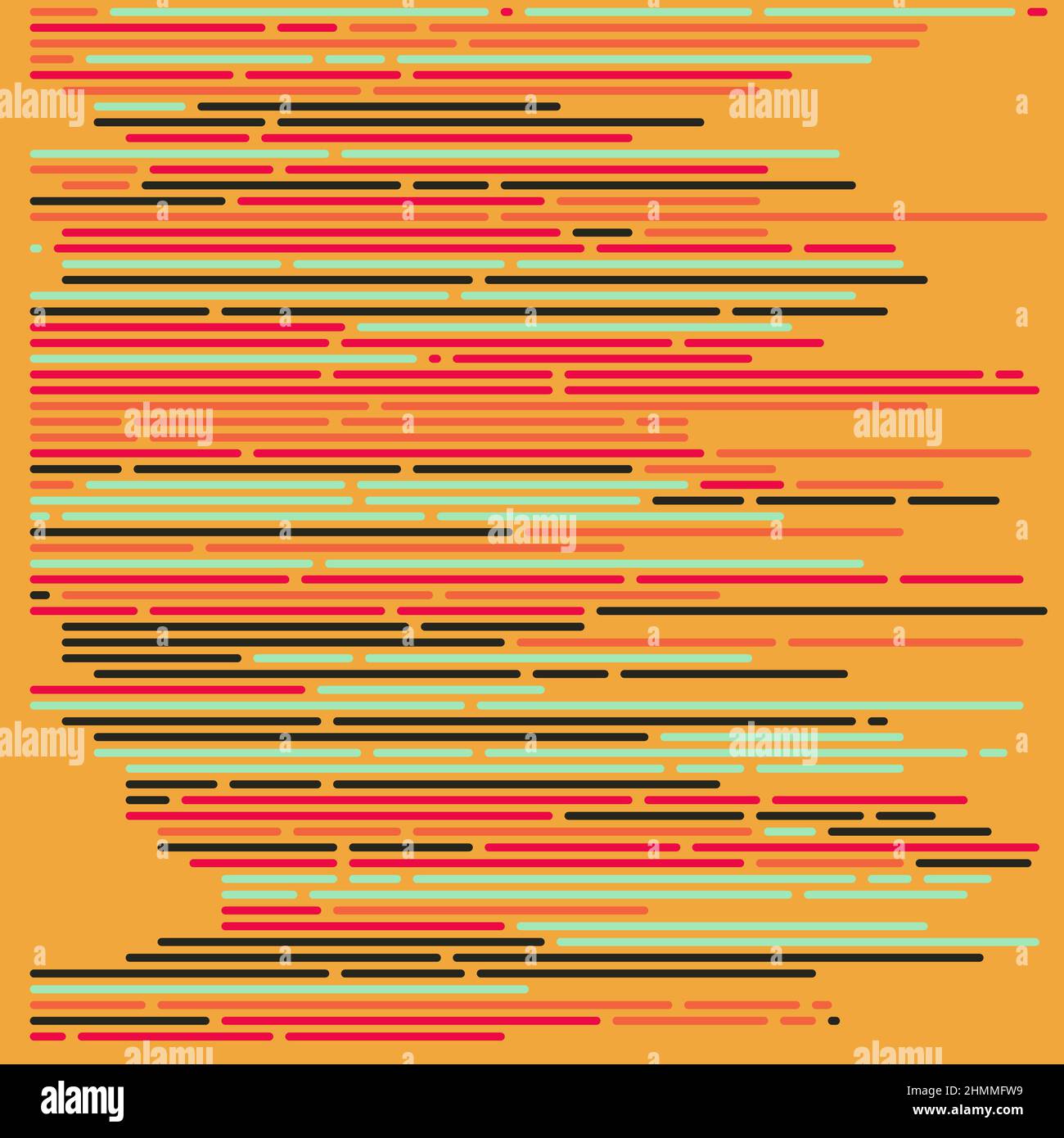 Cartoon coding simulated lines vector illustration Stock Vector Image ...