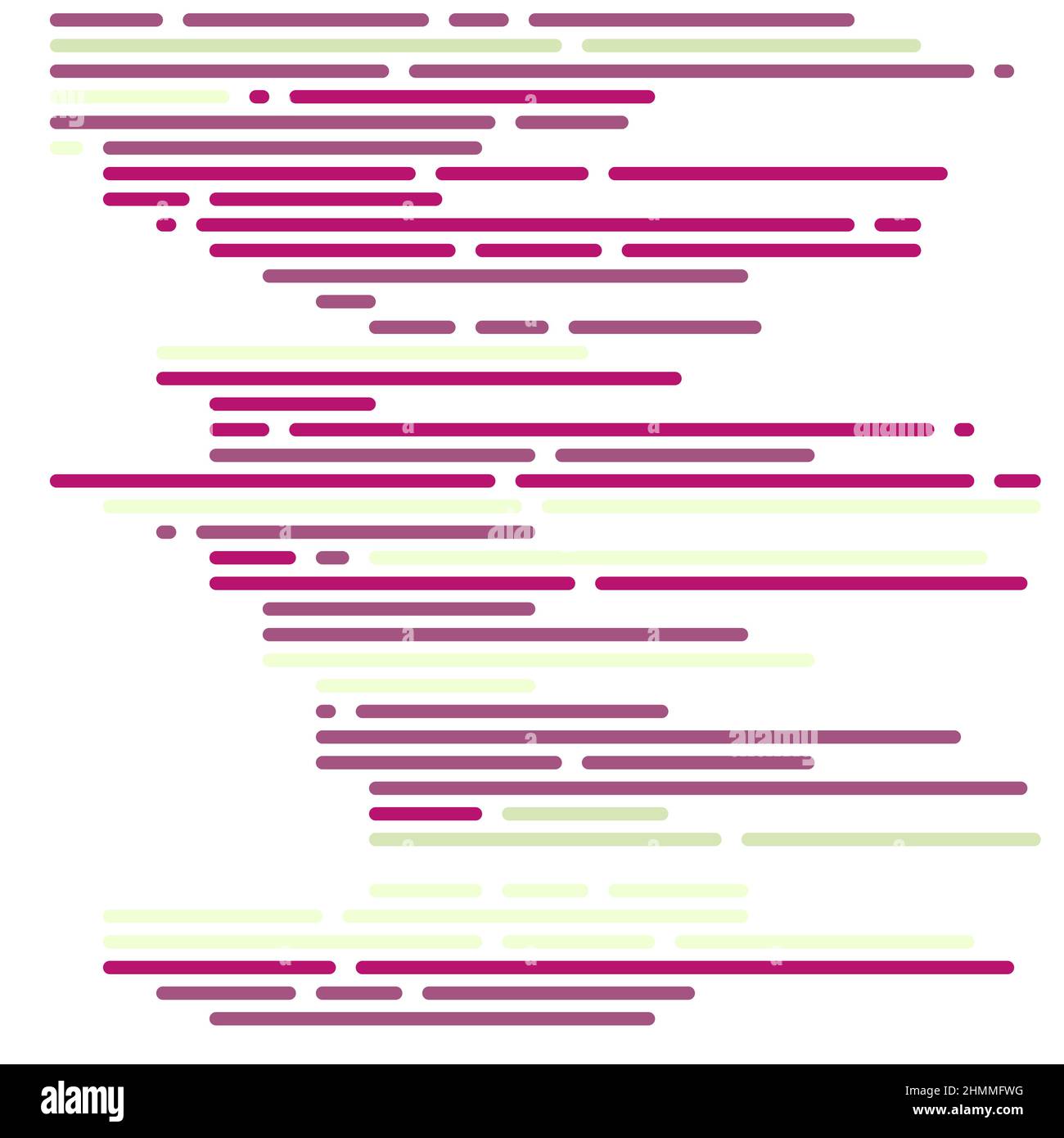 Cartoon coding simulated lines vector illustration Stock Vector Image ...