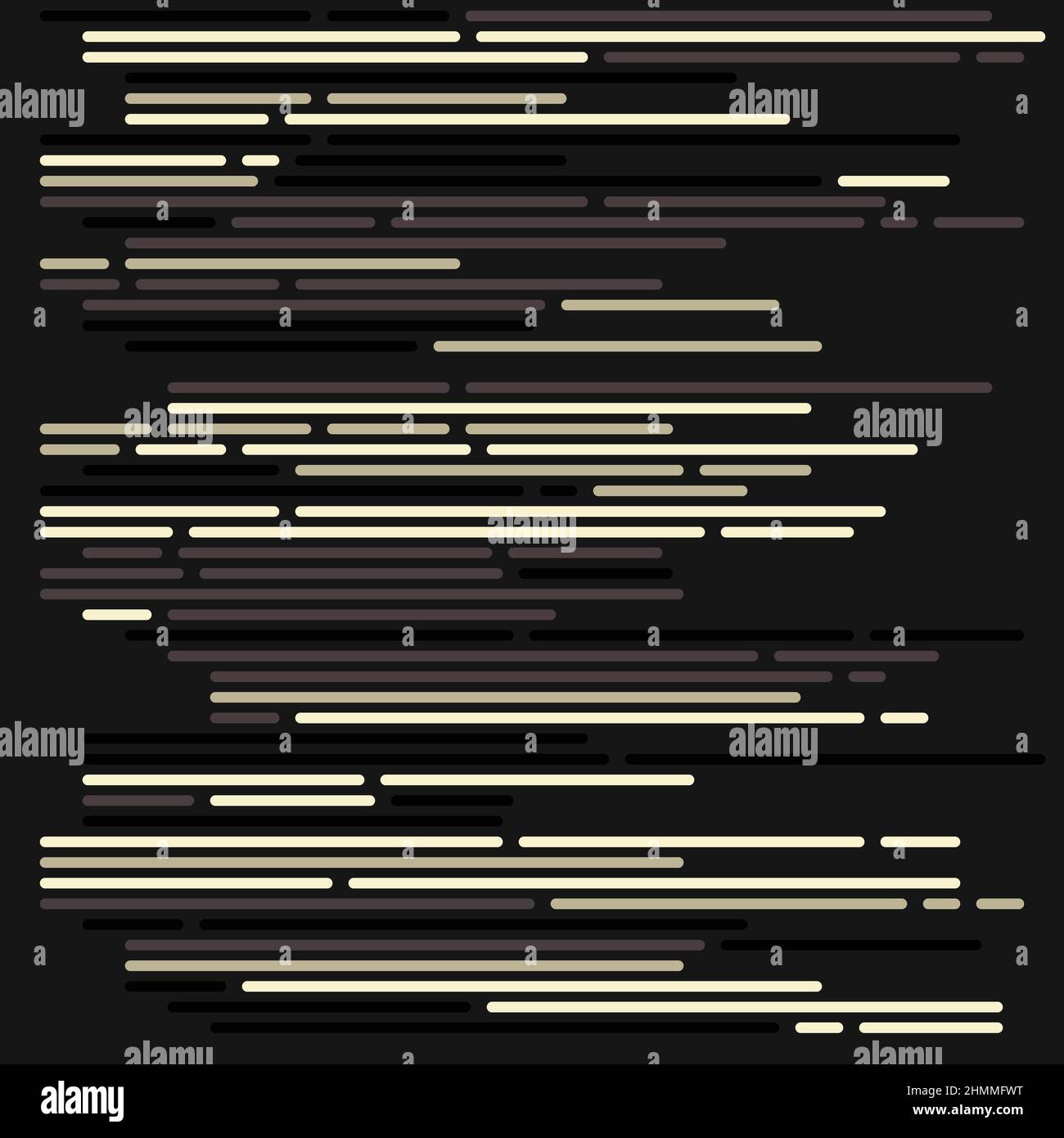 Cartoon coding simulated lines vector illustration Stock Vector Image ...