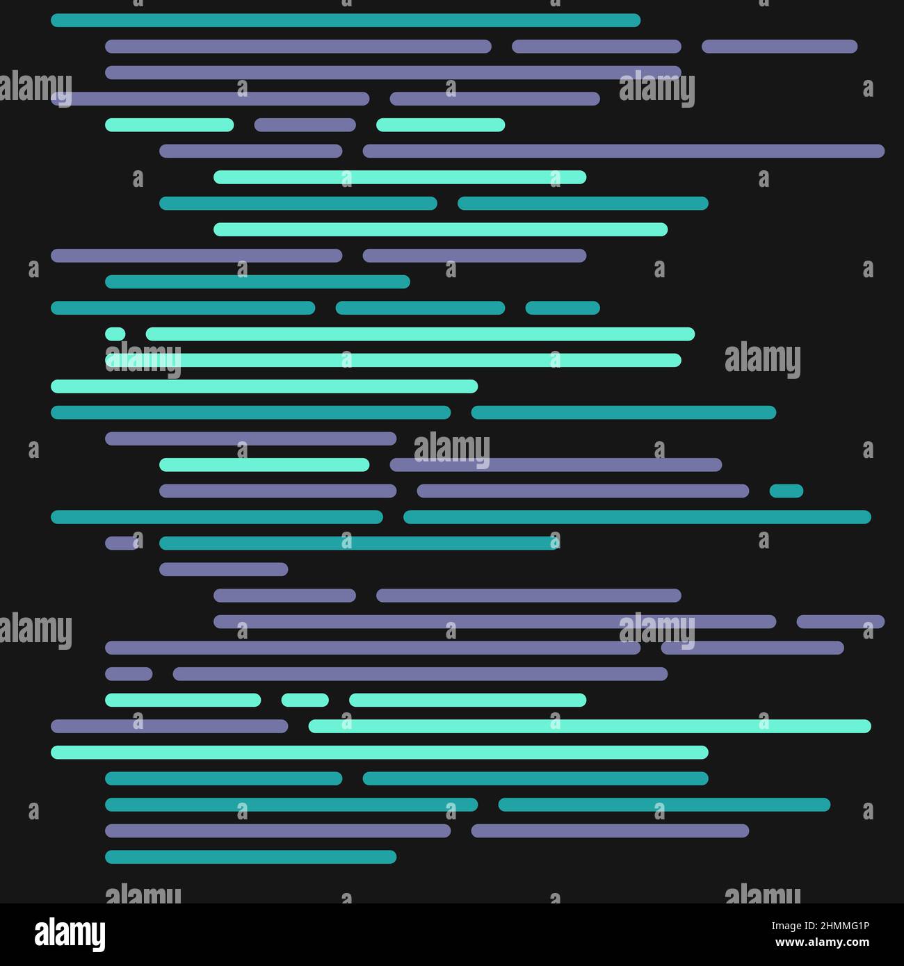 Cartoon coding simulated lines vector illustration Stock Vector Image ...