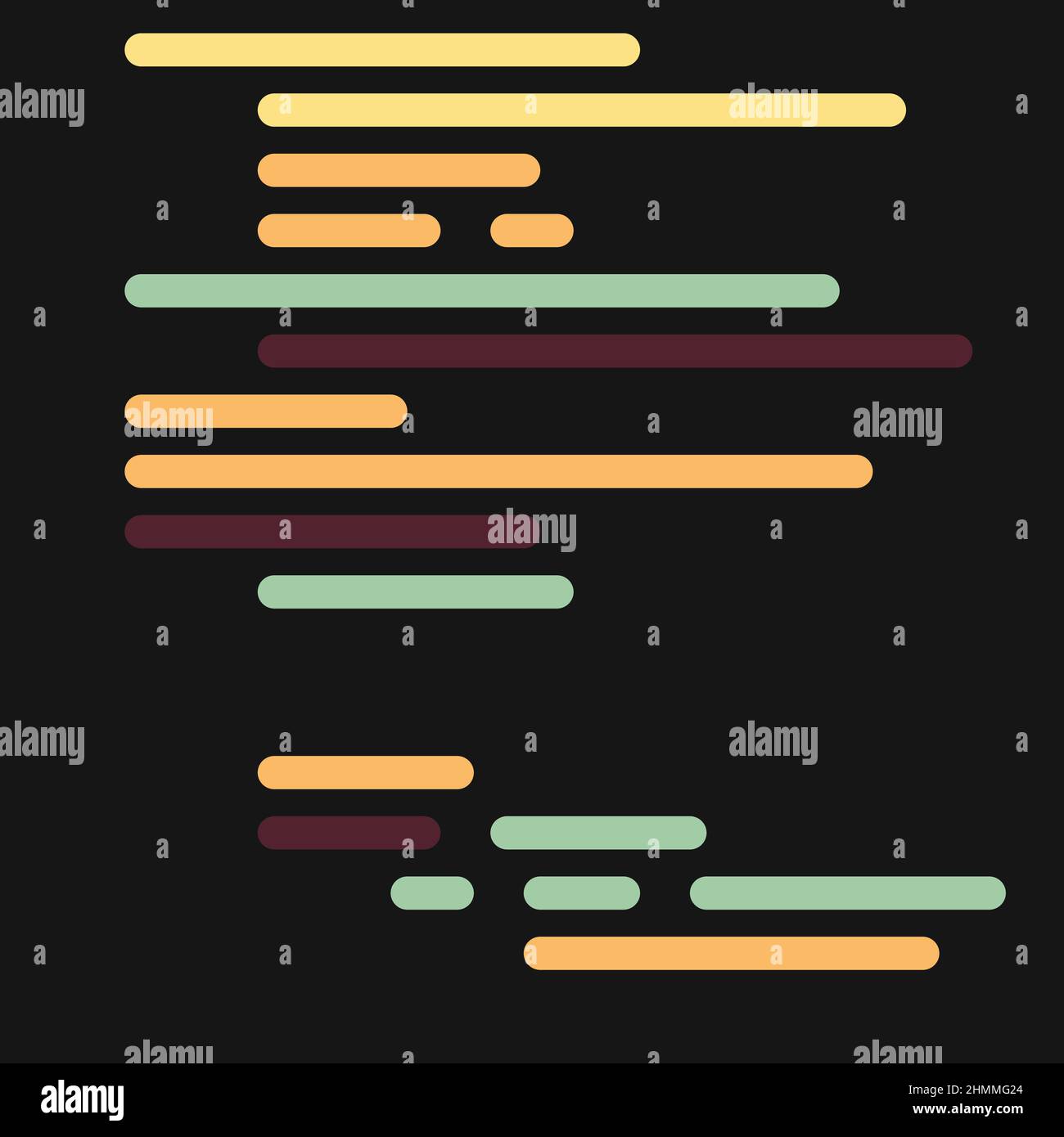 Cartoon coding simulated lines vector illustration Stock Vector Image ...