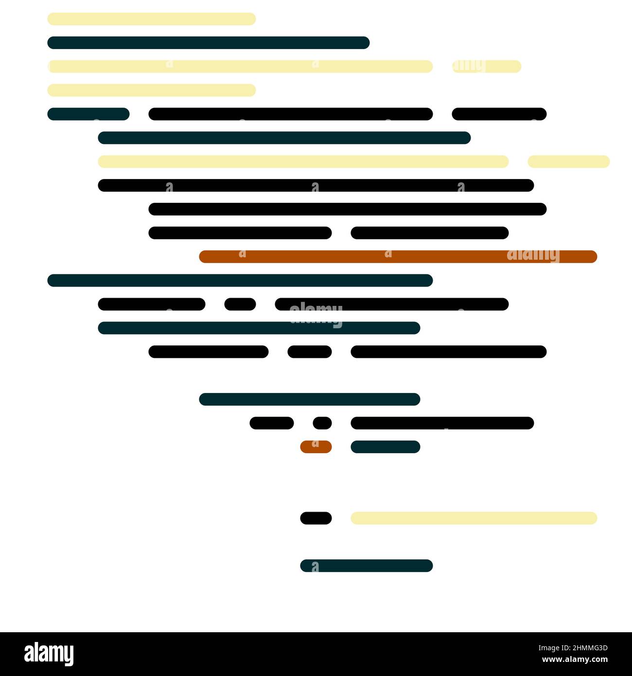 Cartoon coding simulated lines vector illustration Stock Vector Image ...