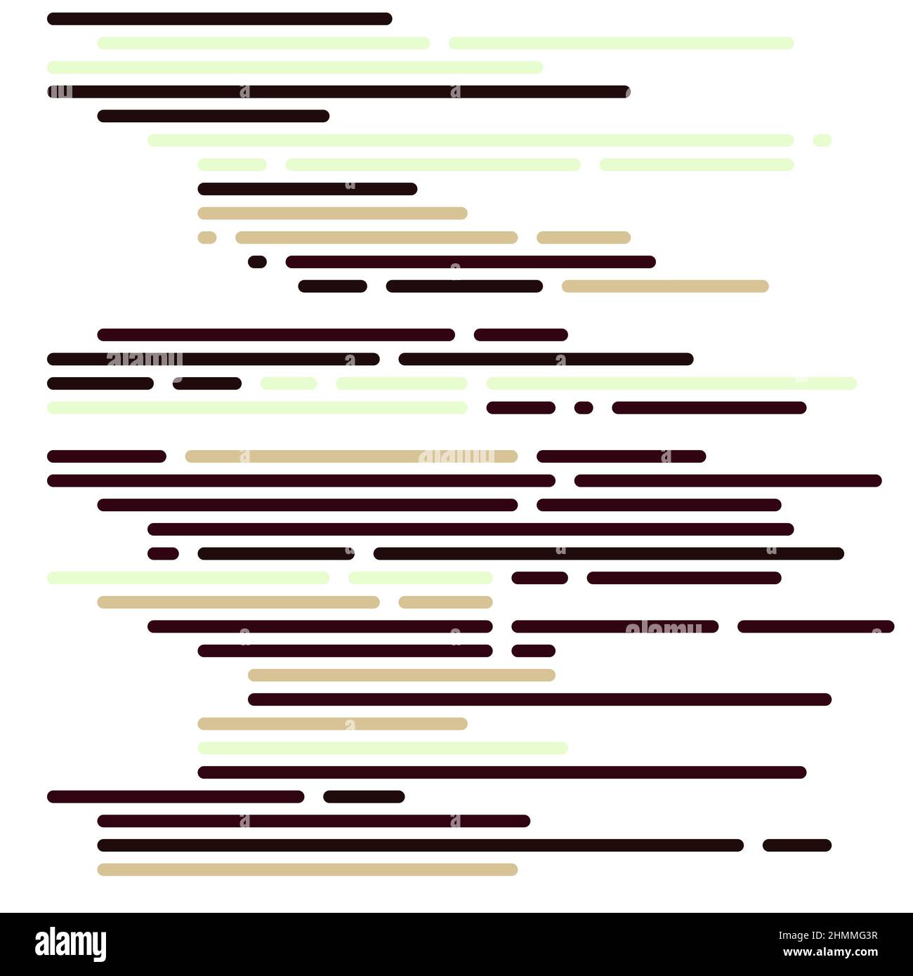 Cartoon coding simulated lines vector illustration Stock Vector Image ...