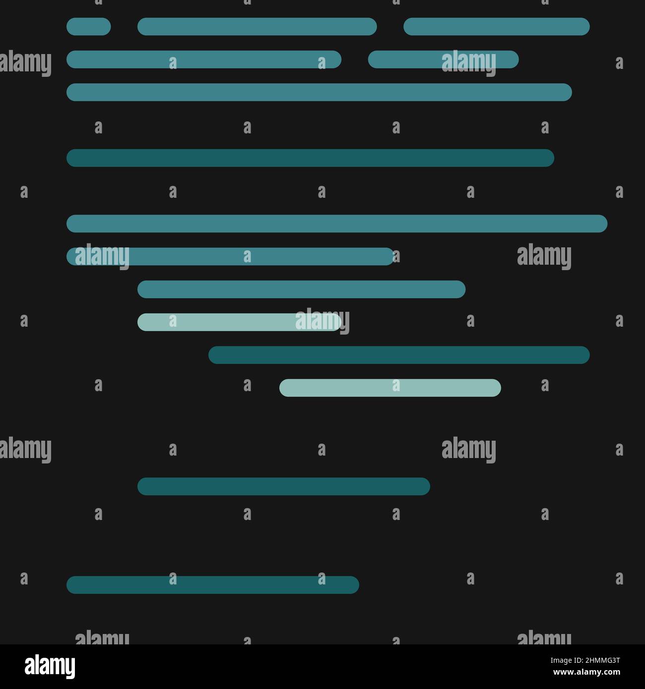 Cartoon coding simulated lines vector illustration Stock Vector Image ...