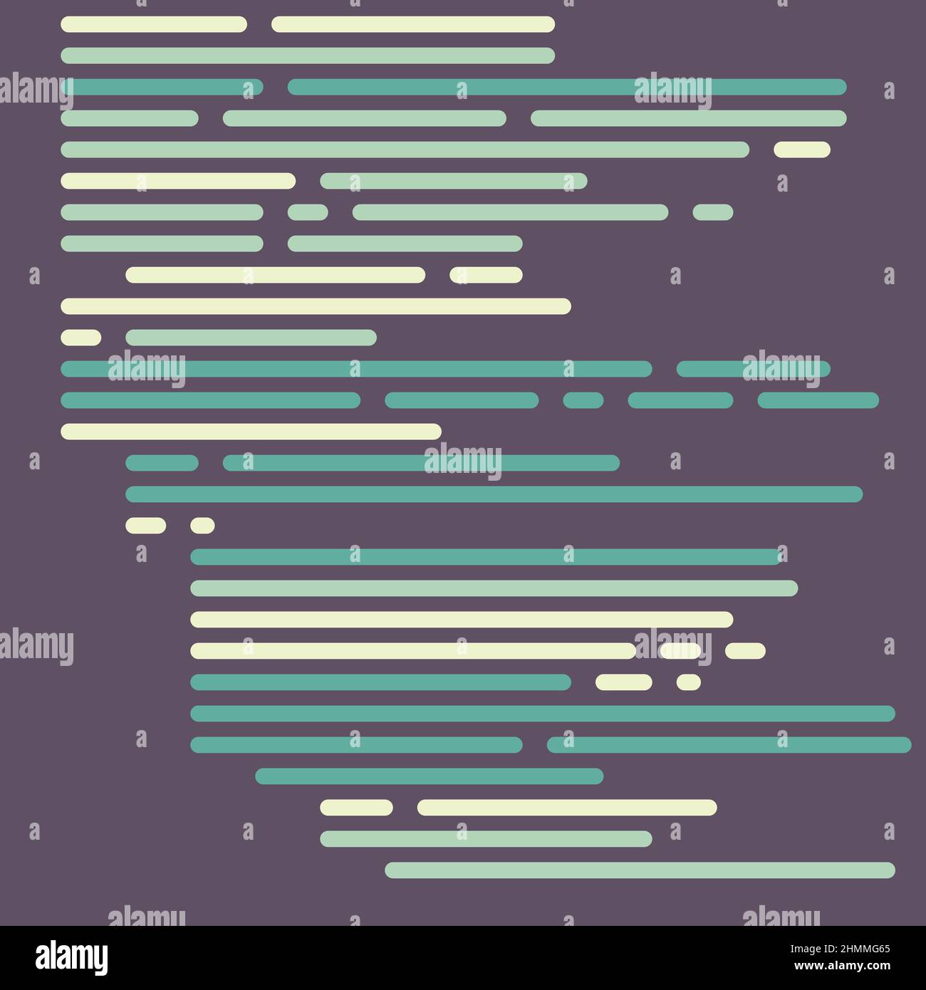 Cartoon coding simulated lines vector illustration Stock Vector Image ...