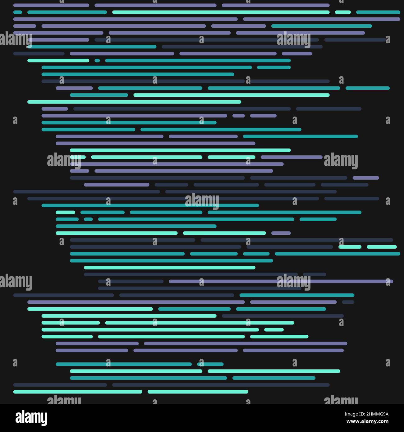 Cartoon coding simulated lines vector illustration Stock Vector Image ...