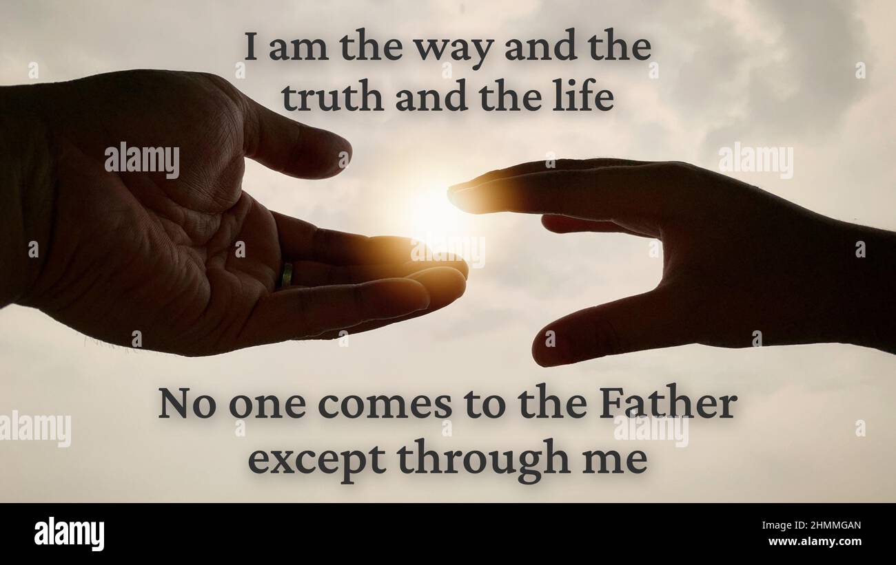 I am the way the truth and the light hi-res stock photography and ...