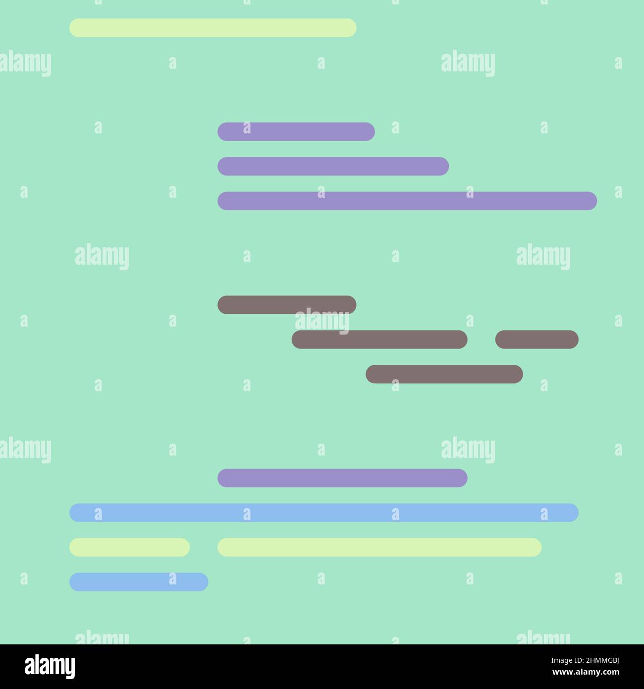 Cartoon coding simulated lines vector illustration Stock Vector Image ...