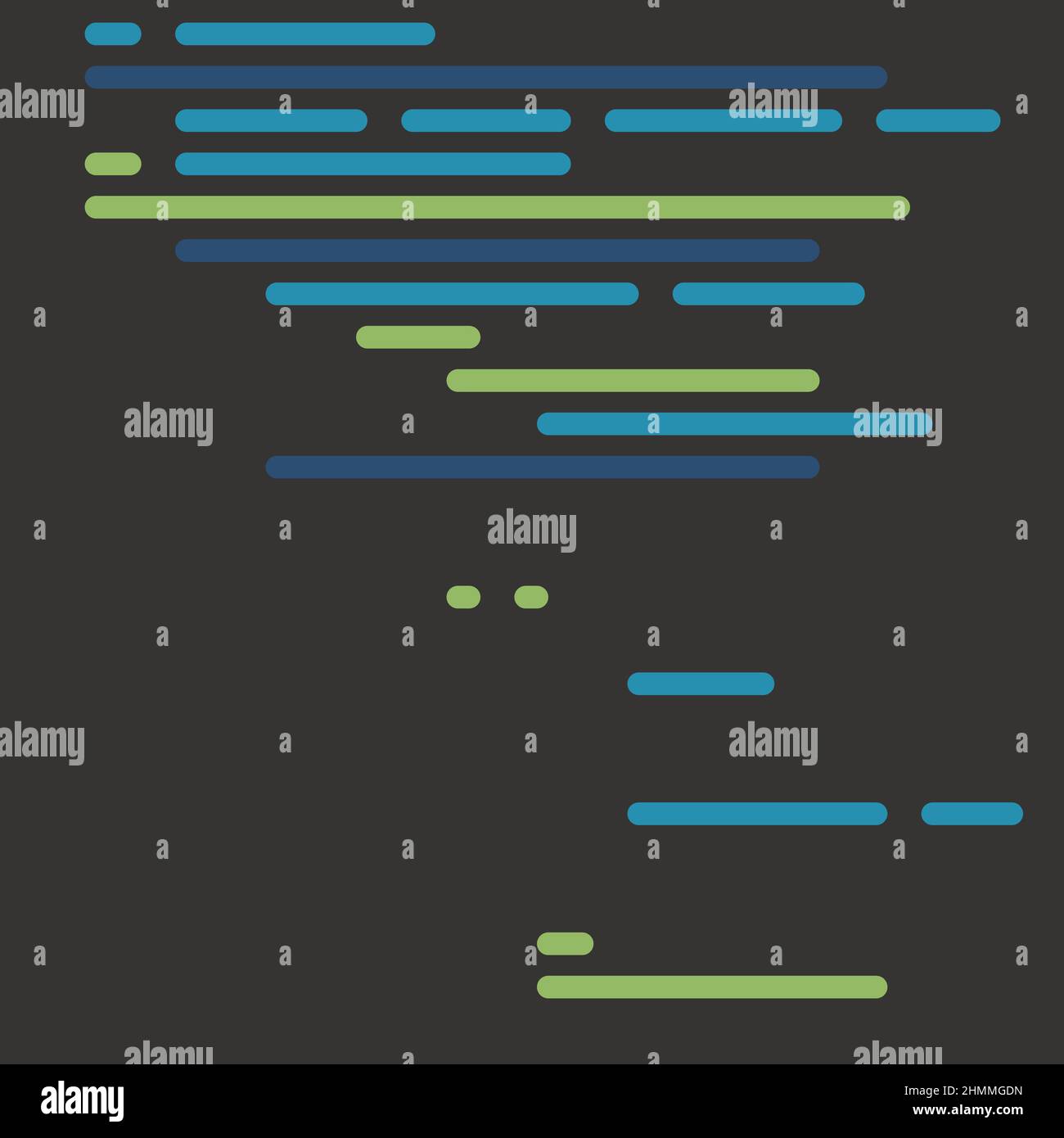 Cartoon coding simulated lines vector illustration Stock Vector Image ...