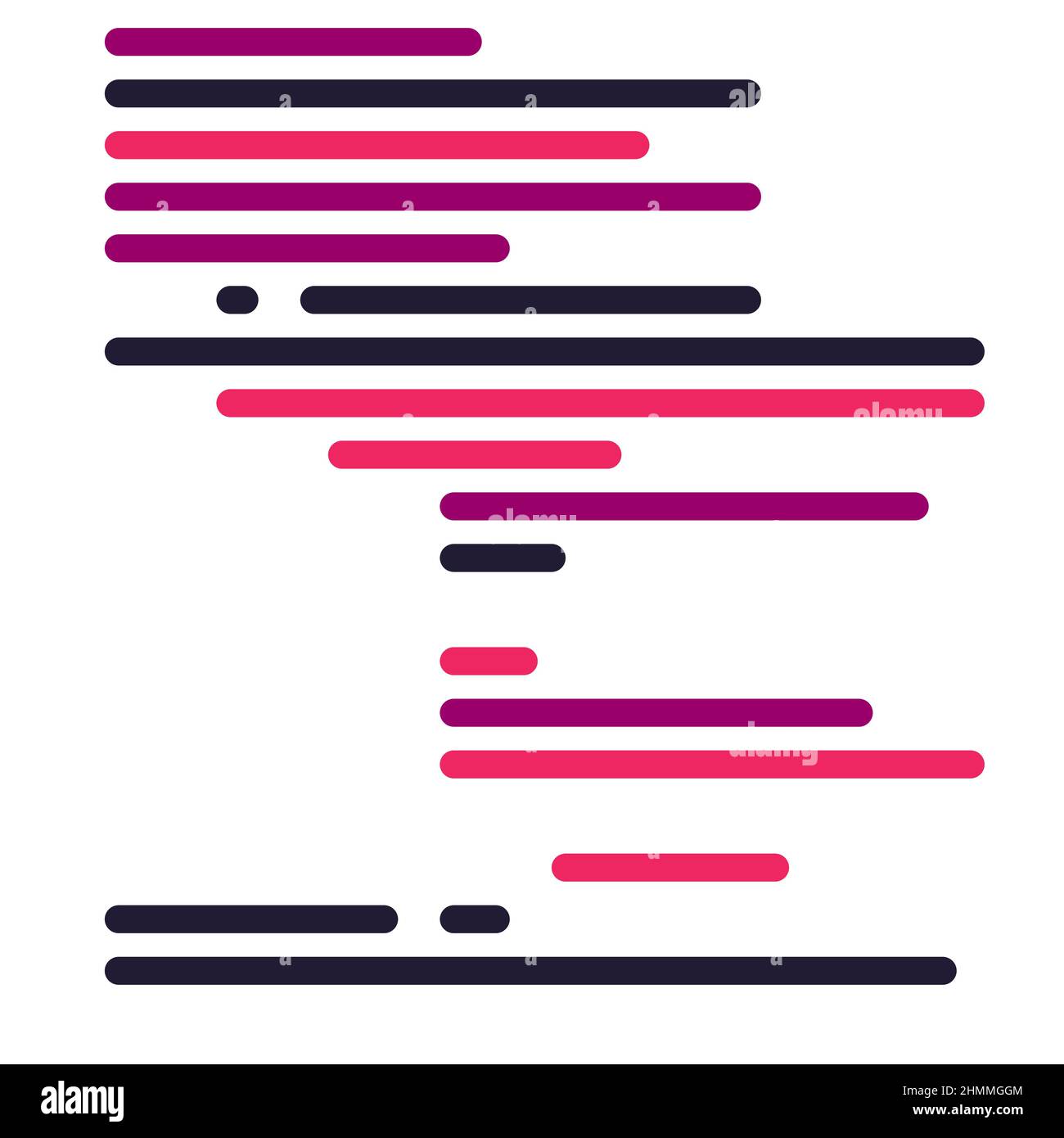 Cartoon coding simulated lines vector illustration Stock Vector Image ...