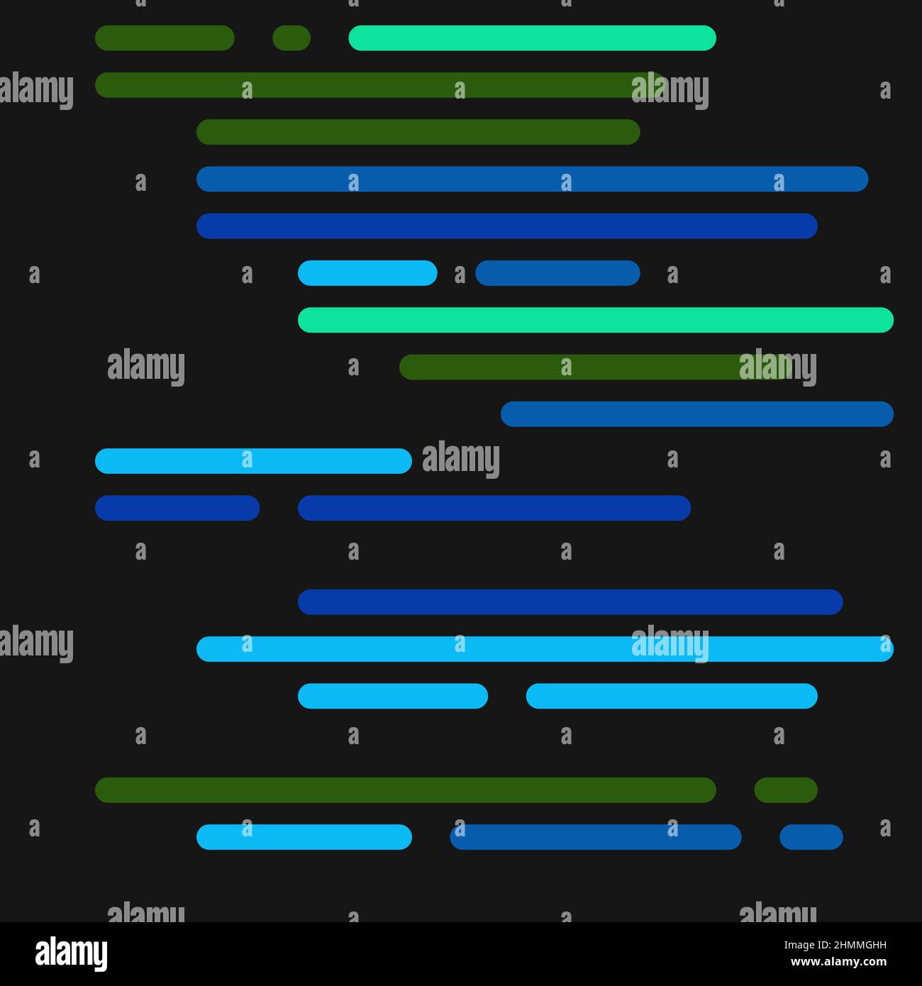 Cartoon coding simulated lines vector illustration Stock Vector Image ...