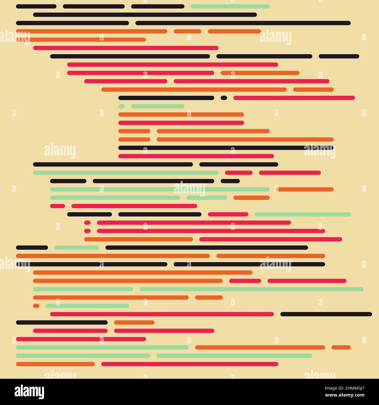 Cartoon coding simulated lines vector illustration Stock Vector Image ...