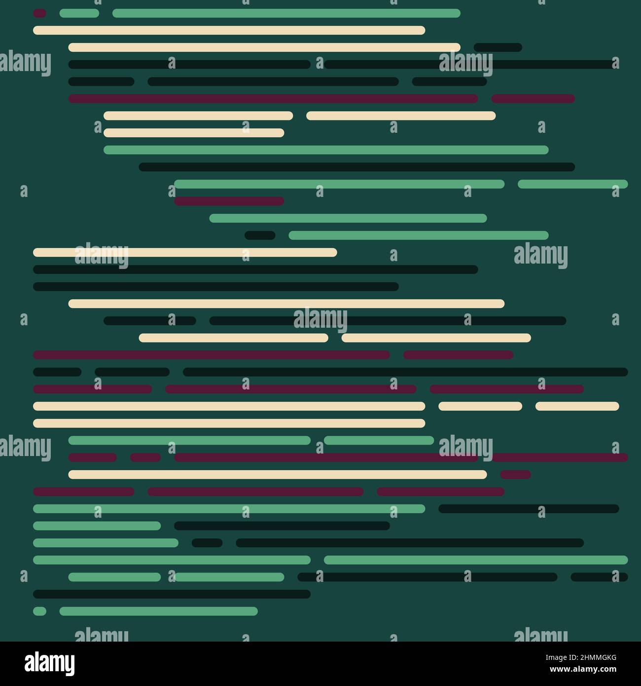 Cartoon coding simulated lines vector illustration Stock Vector Image ...