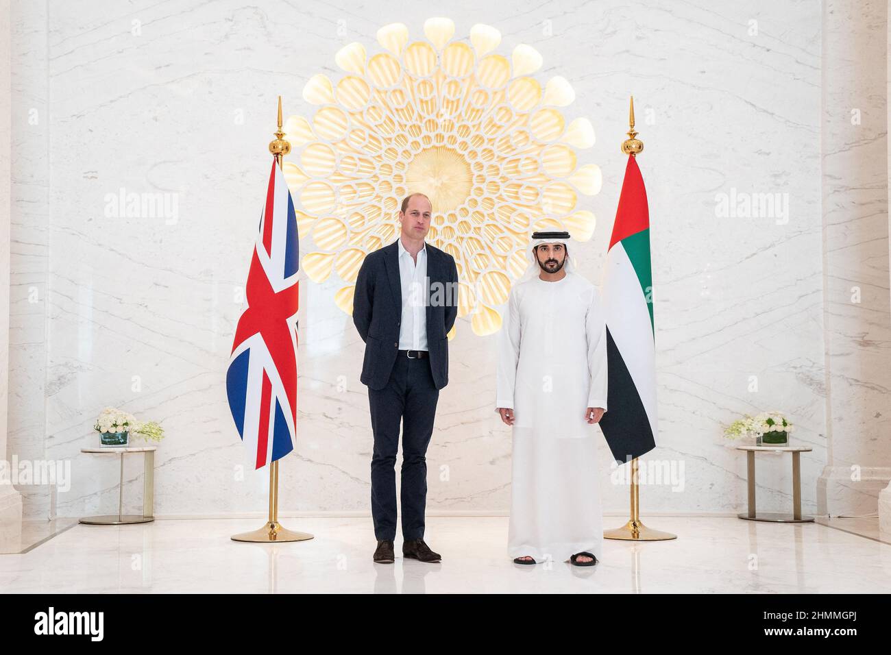 Dubai, United Arab Emirates. 10th Feb, 2022. Prince William, Duke of ...