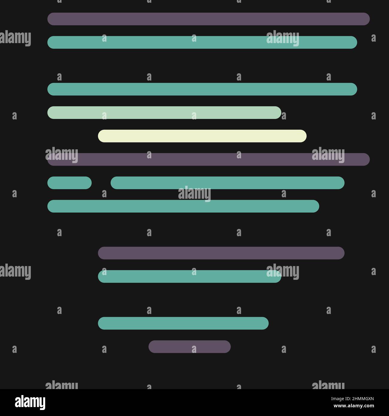 Cartoon coding simulated lines vector illustration Stock Vector Image ...