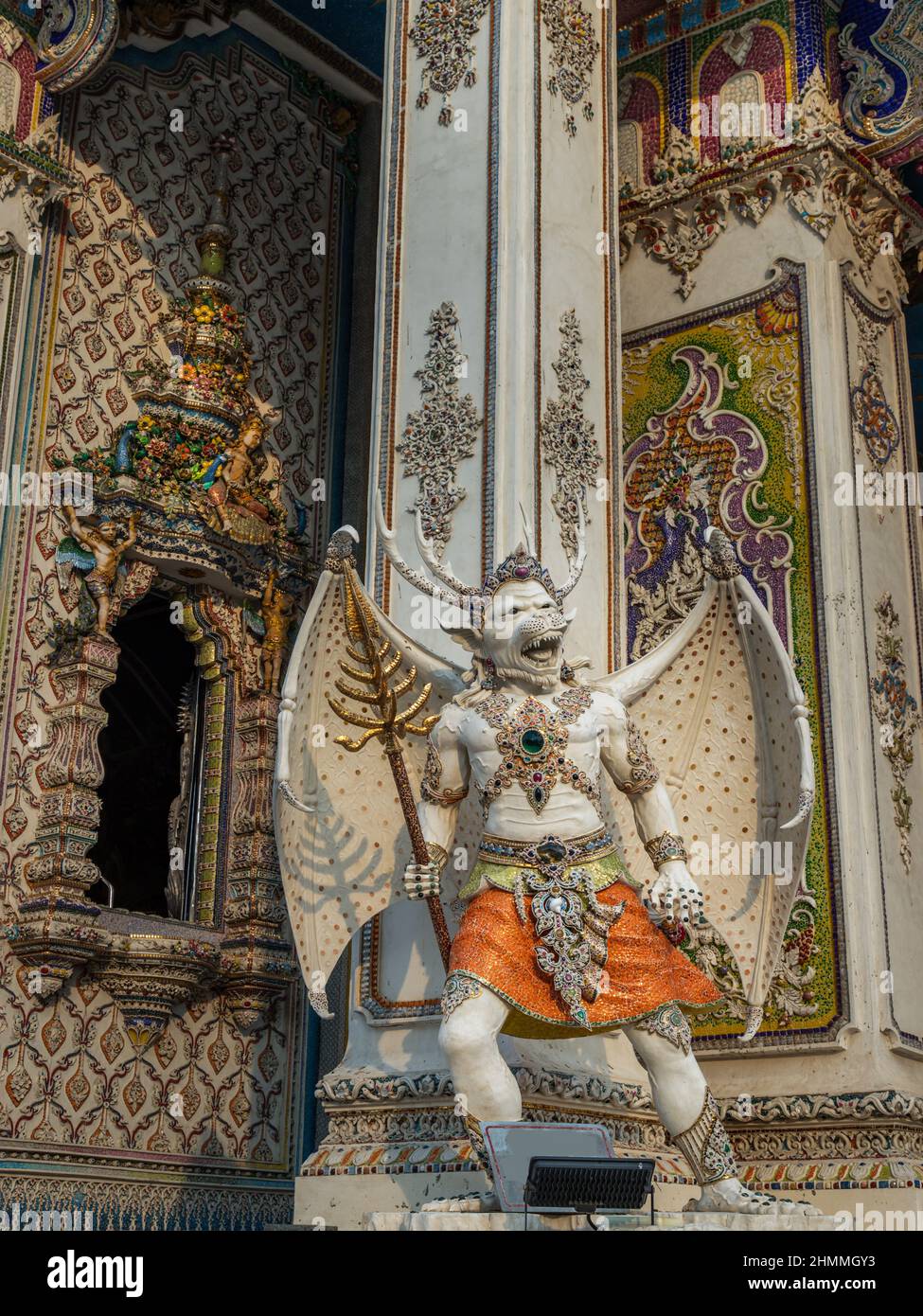 Bangkok, Thailand. Feb - 10, 2022 : Elaborate sculptures of monster is ...