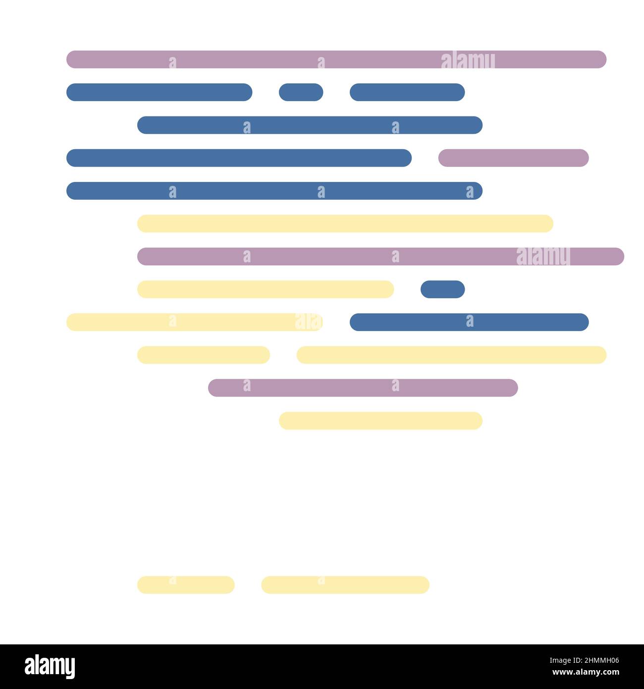 Cartoon coding simulated lines vector illustration Stock Vector Image ...
